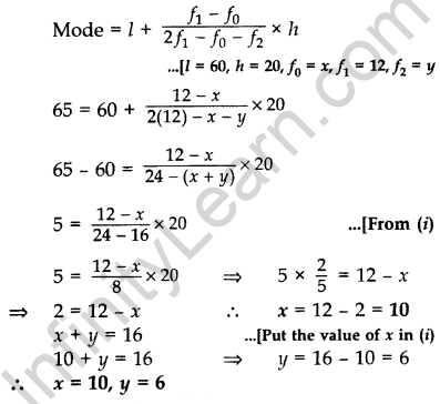 Important Questions For Class 10 Maths Chapter 14- Statistics