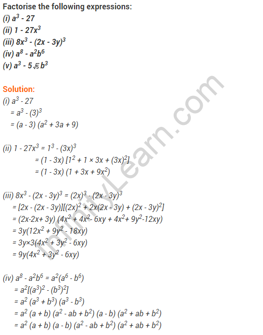 (Polynomials Class 9 Extra Questions) Notes Maths Chapter 2