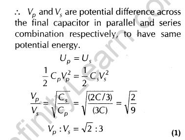 Important Questions for CBSE Class 12 Physics Capacitance