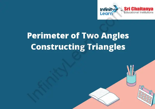Perimeter of Two Angles Constructing Triangles - Infinity Learn by Sri ...