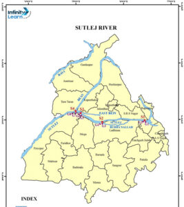 Sutlej River -Map, Origin, Tributaries, Dams and Facts