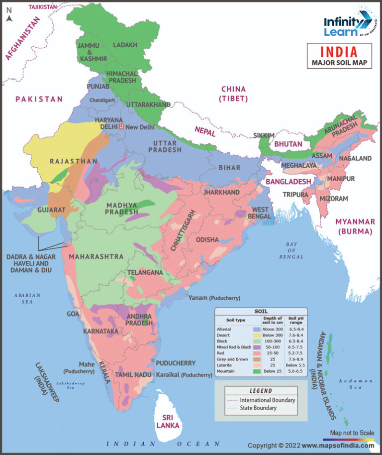 Soil Map Of India - Types of soil, Geography and Characteristics | IL