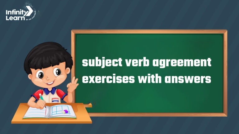 Subject Verb Agreement Exercises with Answers (Grammar)