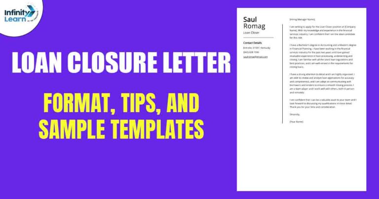 Loan Closure Letter: Format, Tips, and Sample Templates
