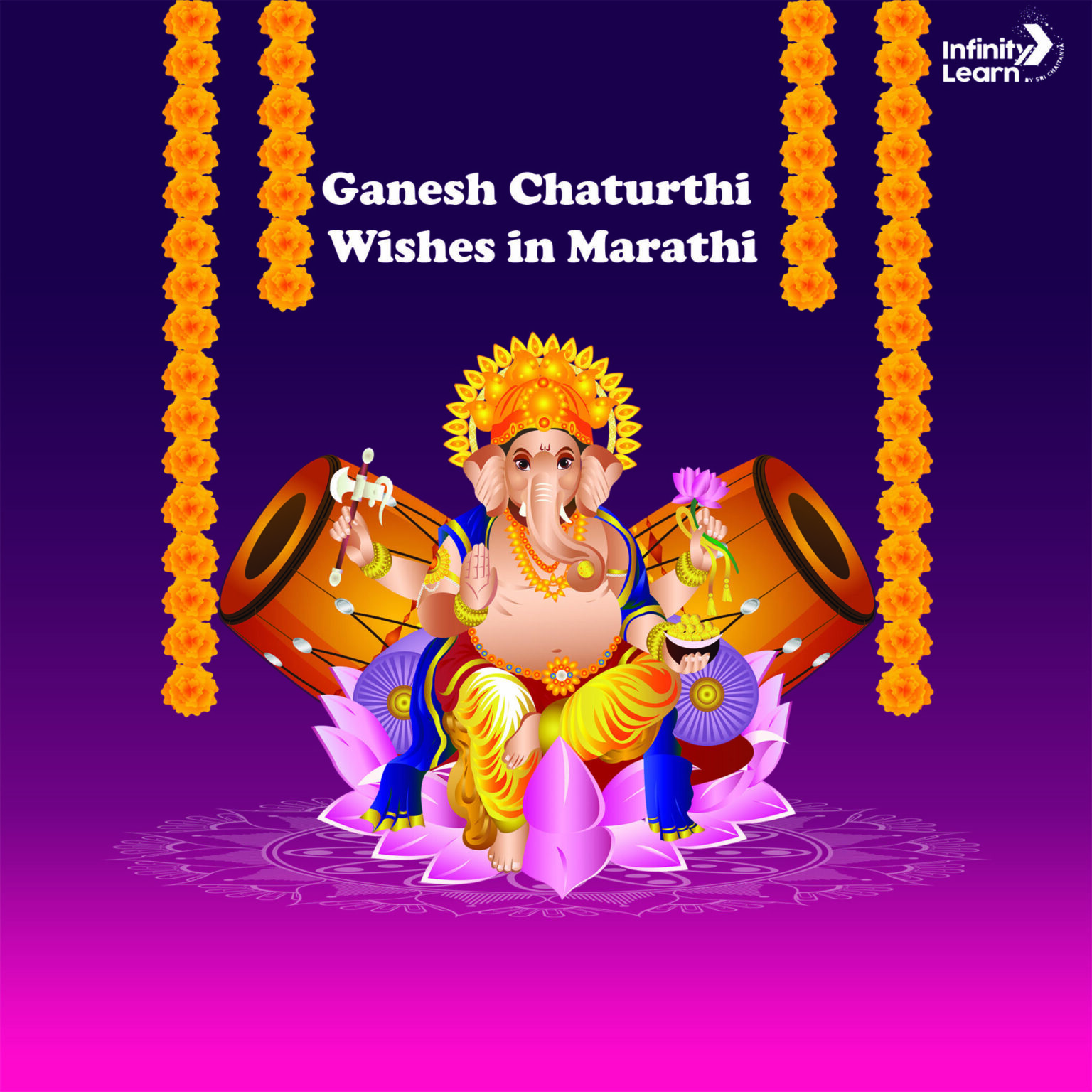 Ganesh Chaturthi Wishes in Marathi | गणेश चतुर्थीच्या शुभेच्छा मराठीत