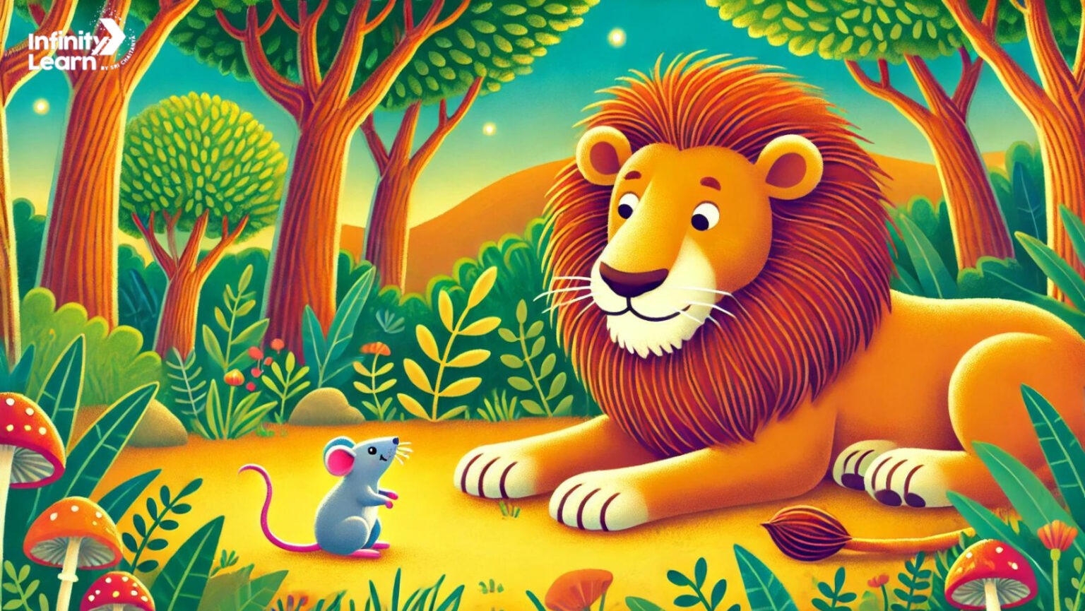 The Lion and Mouse Story | Moral Stories for Kids in English - IL