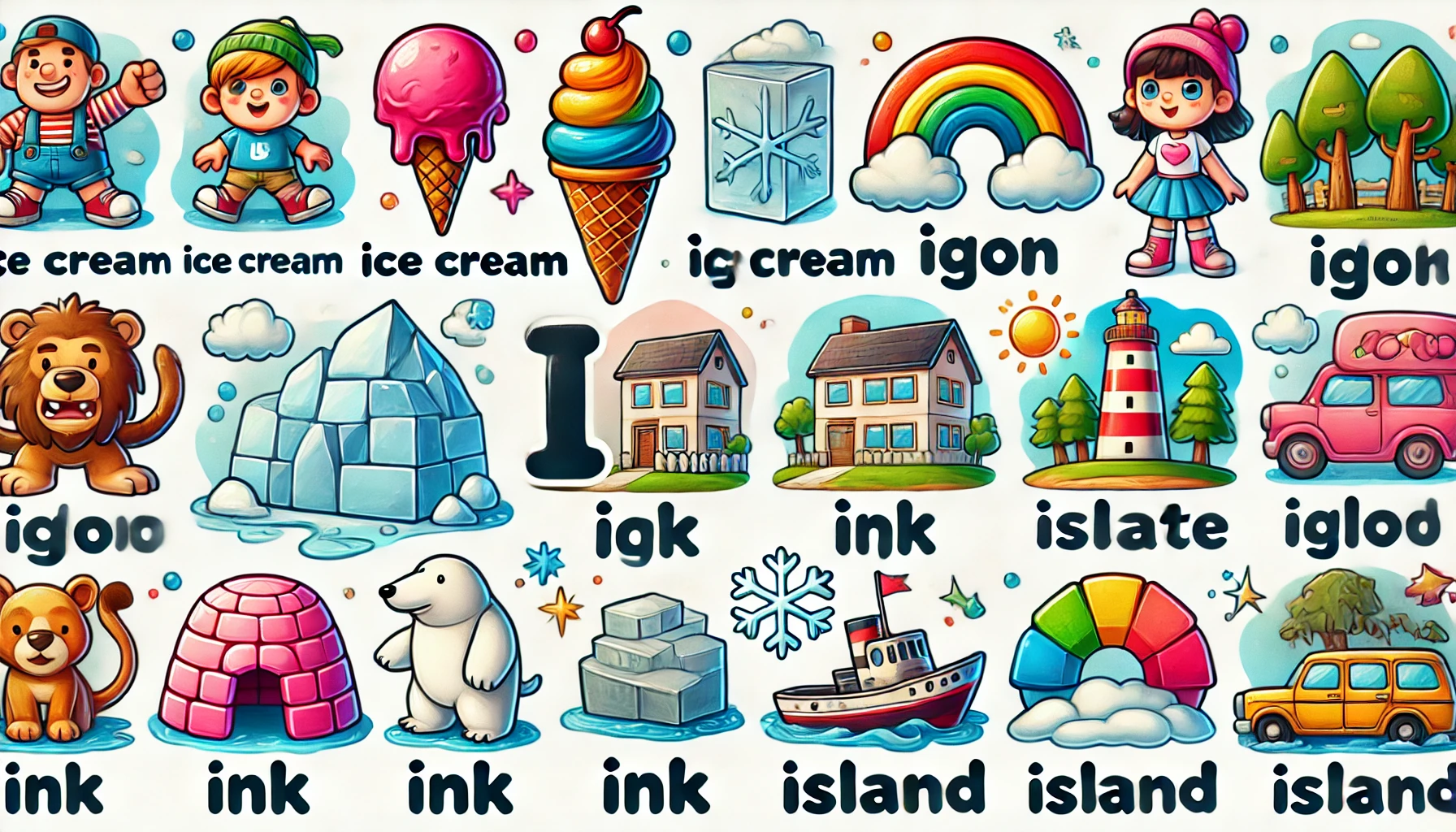 Words that start with I - Infinity Learn (IL)