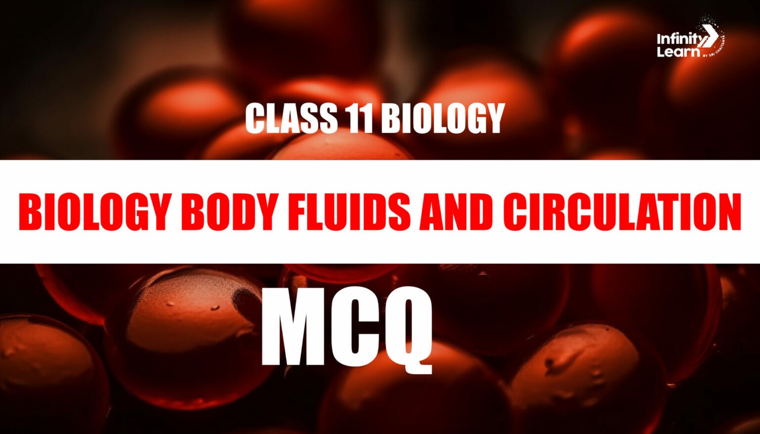 Class 11 Biology Body Fluids and Circulation MCQ with Answers