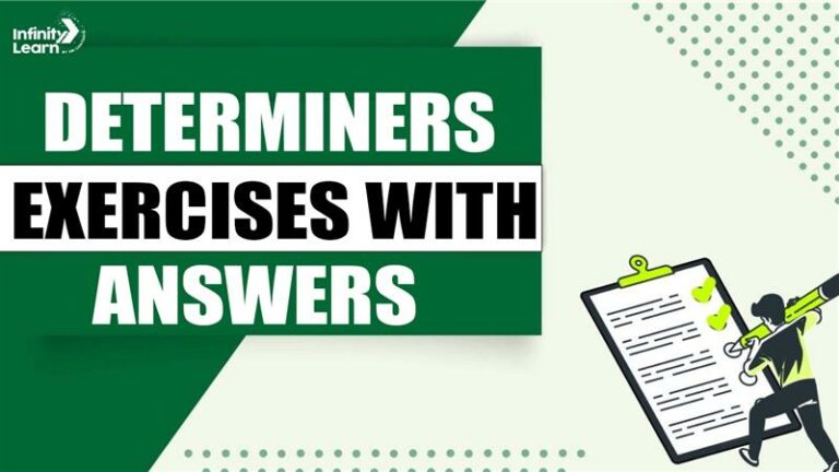 Determiners Exercises with Answers | English Grammer - IL