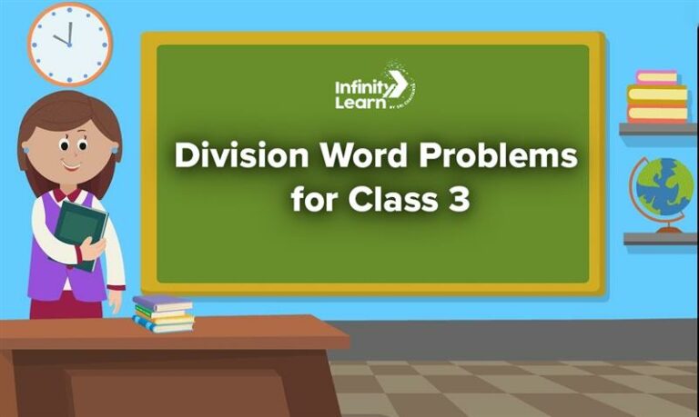 Division Word Problems for Class 3 With Answers | Infinity Learn