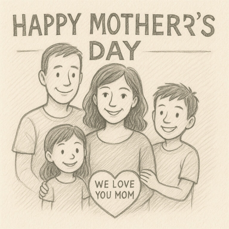 10 Easy Mother’s Day Drawing Ideas for Kids and Students