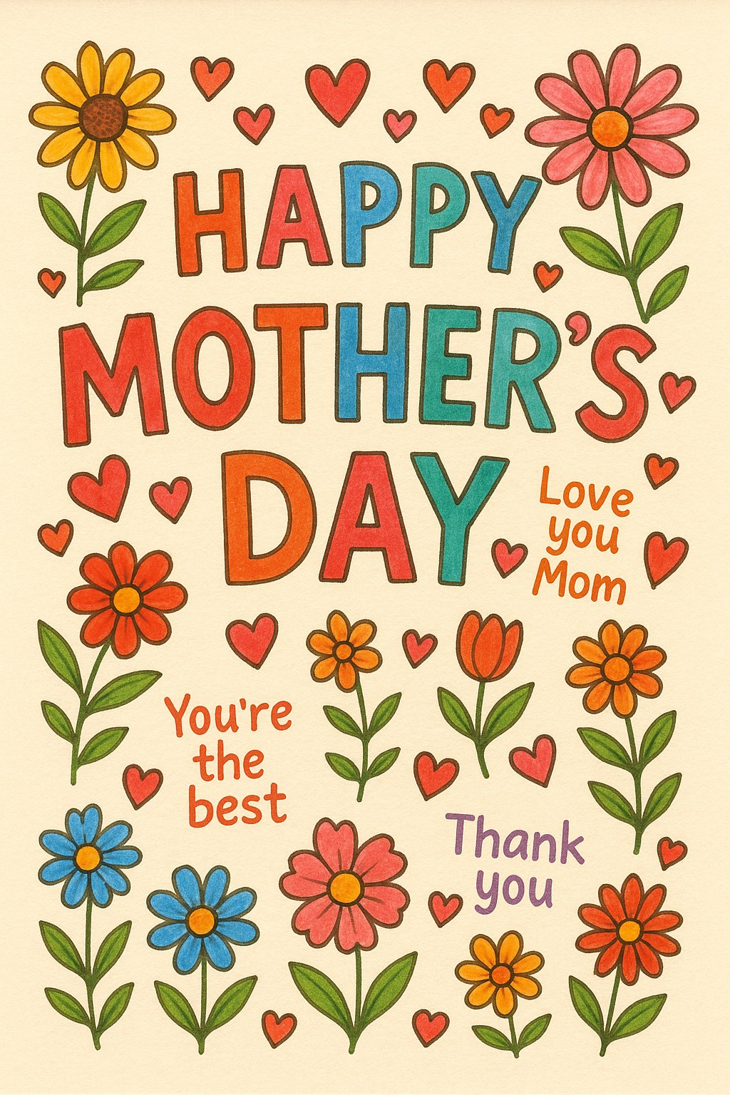 10 Easy Mother’s Day Drawing Ideas for Kids and Students