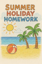 Summer Holiday Homework Front Page Design Ideas for Students