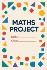 Maths Project Front Page Design Ideas for School